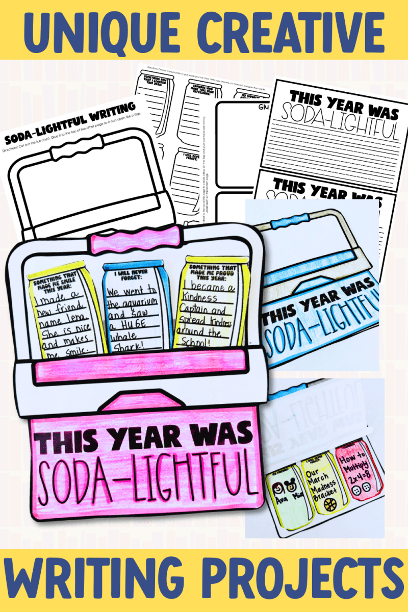 End of the School Year Creative Writing Projects for Memorable Keepsak ...