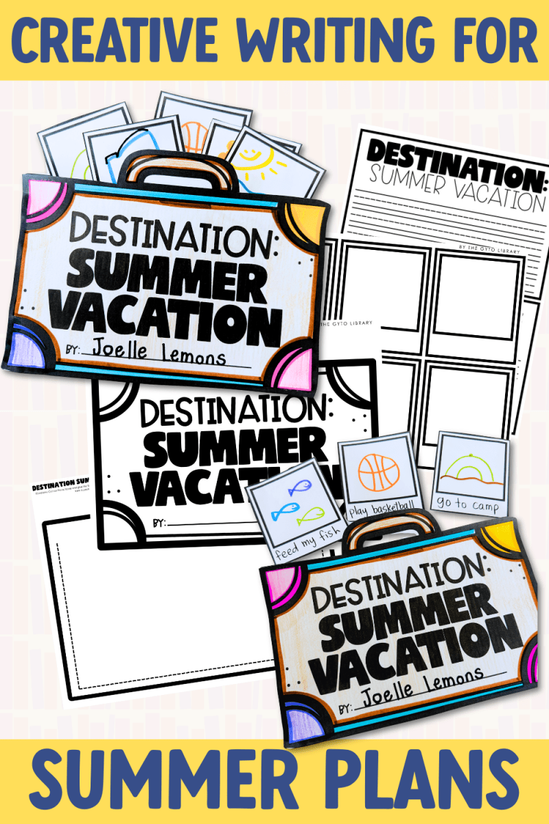 Summer Creative Writing Projects for the End of the Year – Shop GYTO