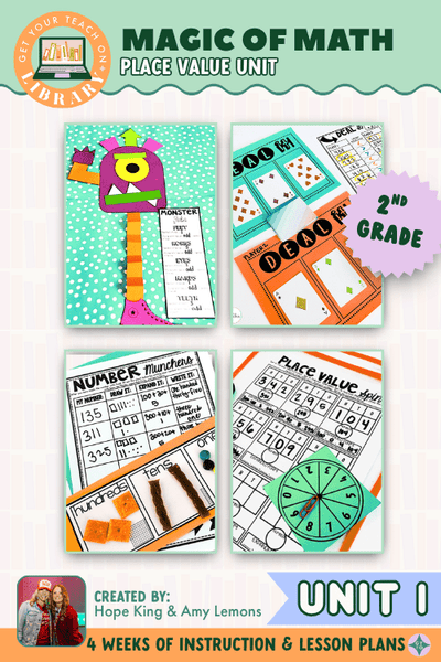 2nd Grade Magic of Math Unit 1: Place Value, Number Order, & Comparing ...