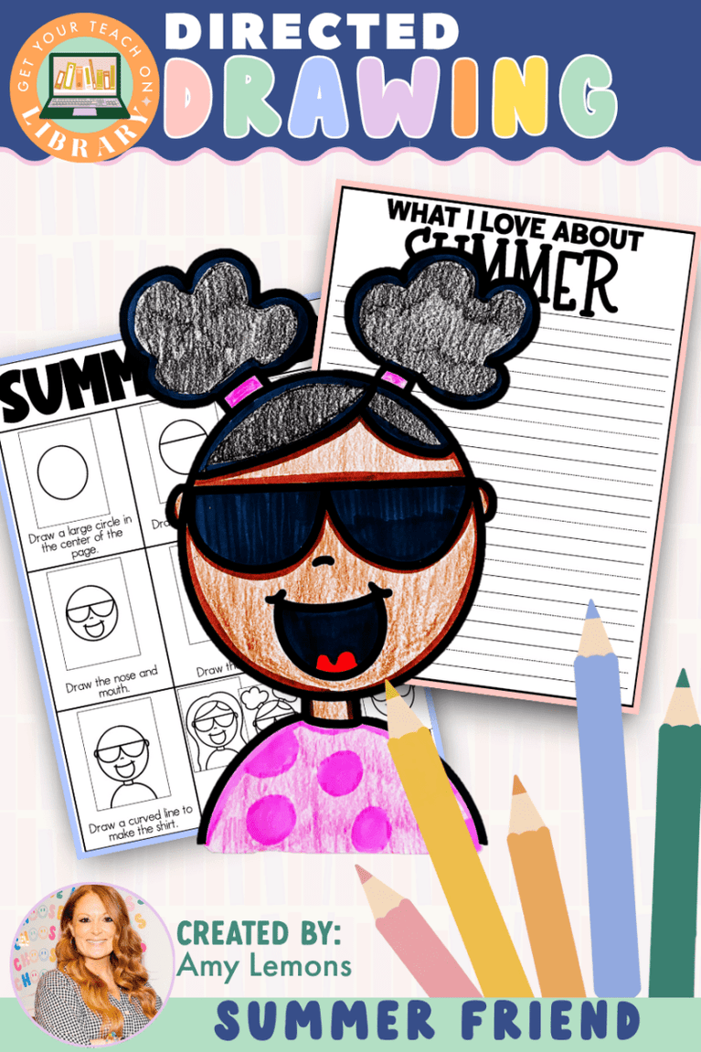 Directed Drawing: Summer Kid with Writing Pages – Shop GYTO