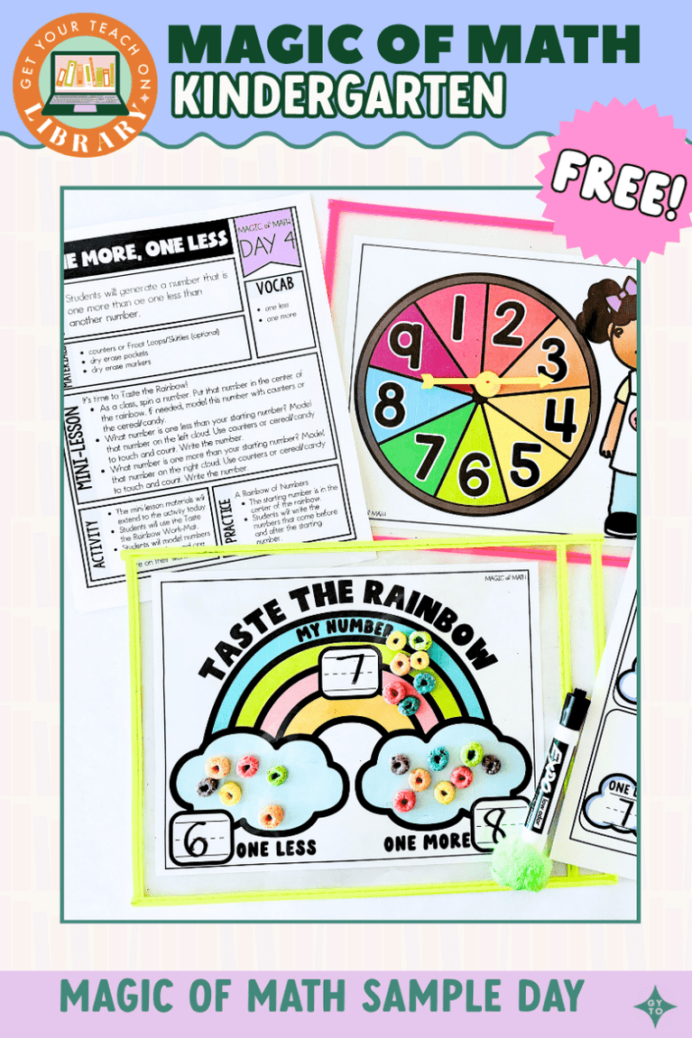 Kindergarten Magic of Math: FREE Lesson Plans and Activities for One M ...