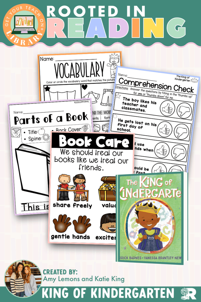 Rooted in Reading: The King of Kindergarten Read Aloud Activities | Re ...